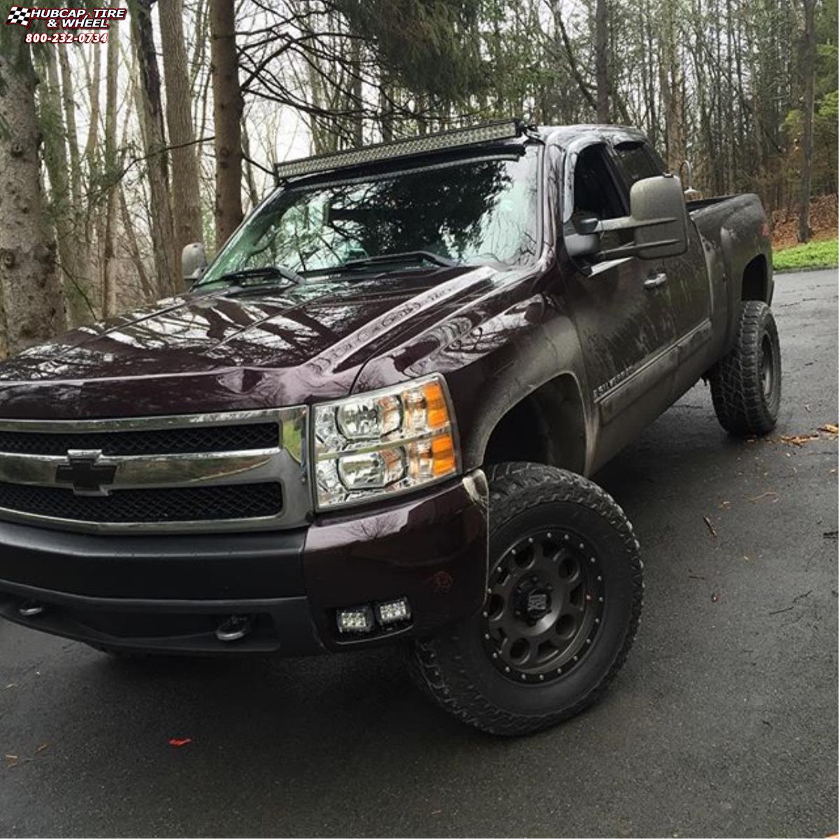 Chevrolet Silverado 1500 XD Series XD126 Enduro Pro Wheels Matte Gray and Black Ring