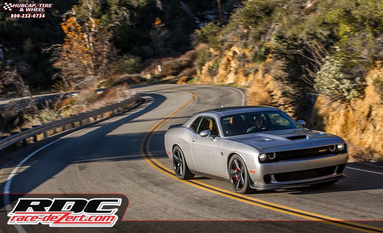 Dodge Challenger KMC KM690 MC 5 Satin Black Milled