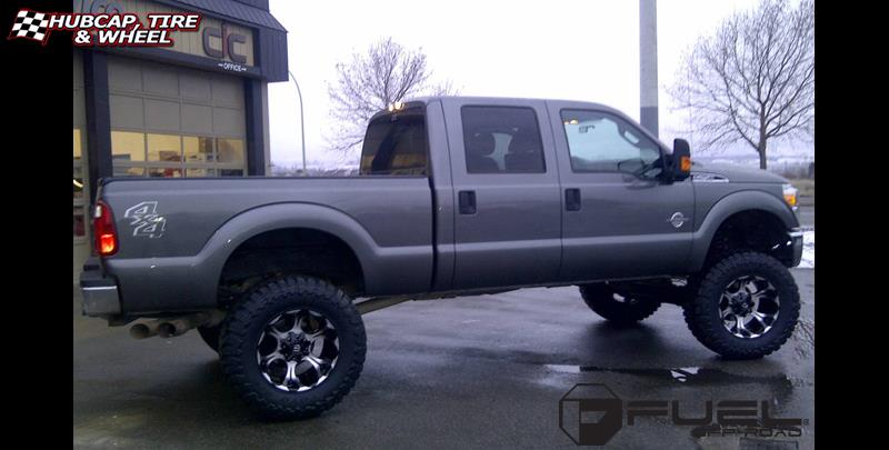 Ford F 350 Super Duty Fuel Dune D524 Machined Black 0 X 0