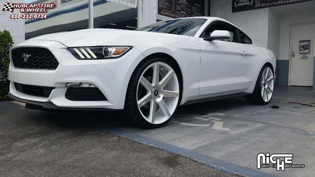 White Mustang Rims