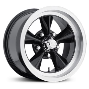 US Mags Standard U104/105/106 15x8 Black Machined RWD Wheels and Rims