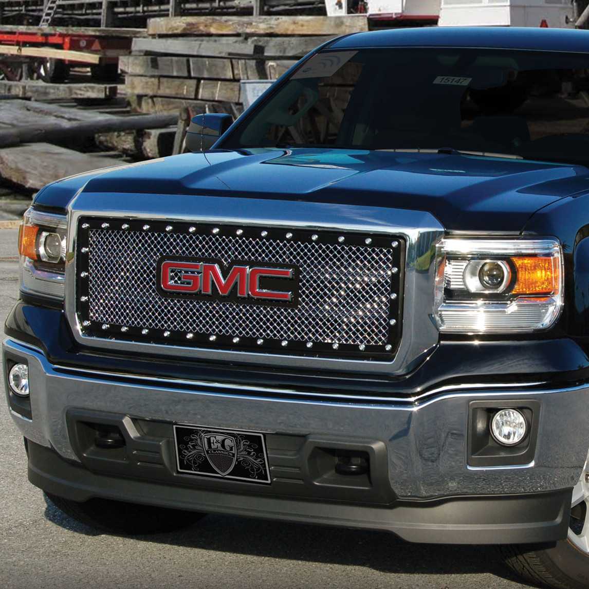 E&G Classics 2014-2015 GMC Sierra 1500 Grille E-Power Heavy Mesh Grille ...