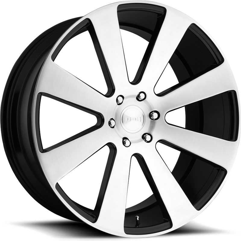 28x10 Dub Bellagio Spinner Chrome RWD Wheels and Rims