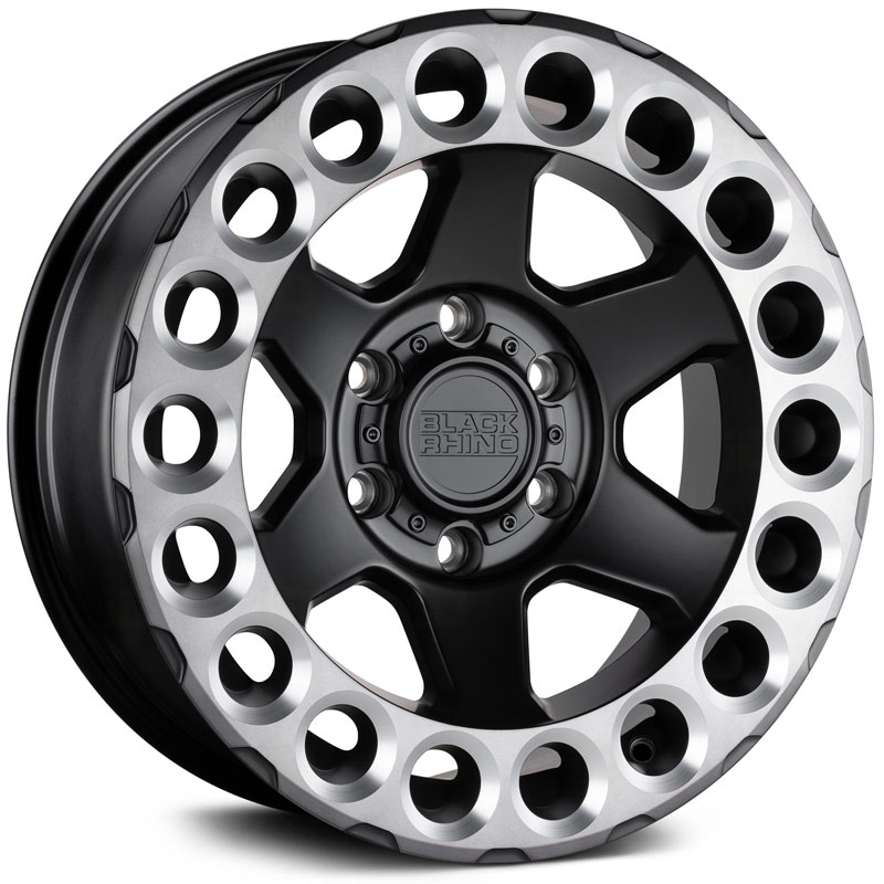 17x9.5 Black Rhino Odessa Matte Black W/ Machined Tinted Lip And Milled ...