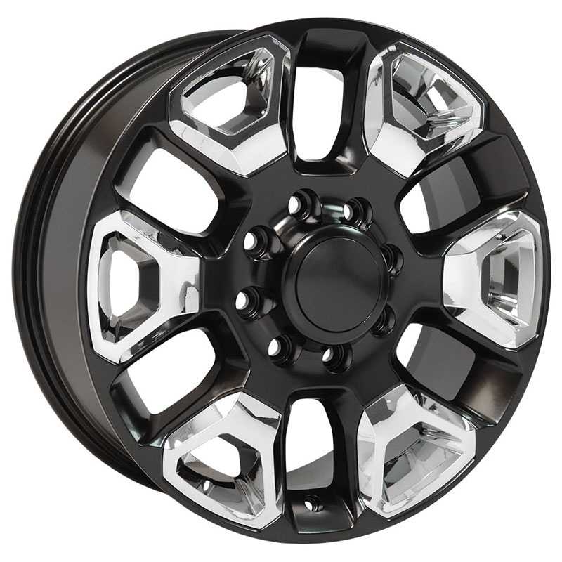 Ram Truck 20X8 Dodge Ram 2500 DG66 Satin Black MID Wheels & Rims - Buy $169