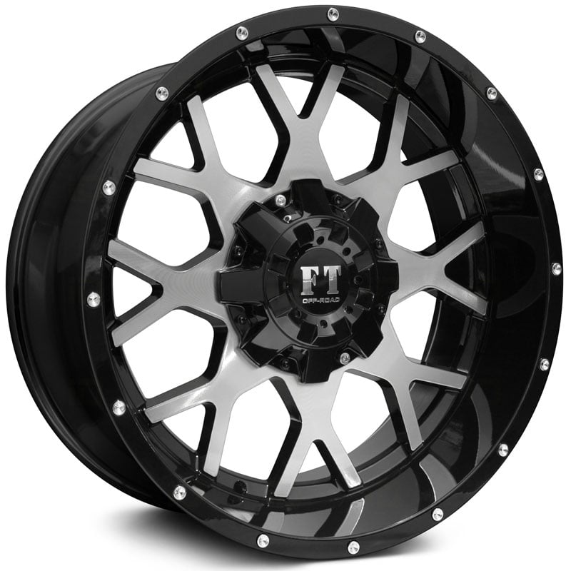 20x14 Full Throttle FT3 Chrome REV Wheels and Rims
